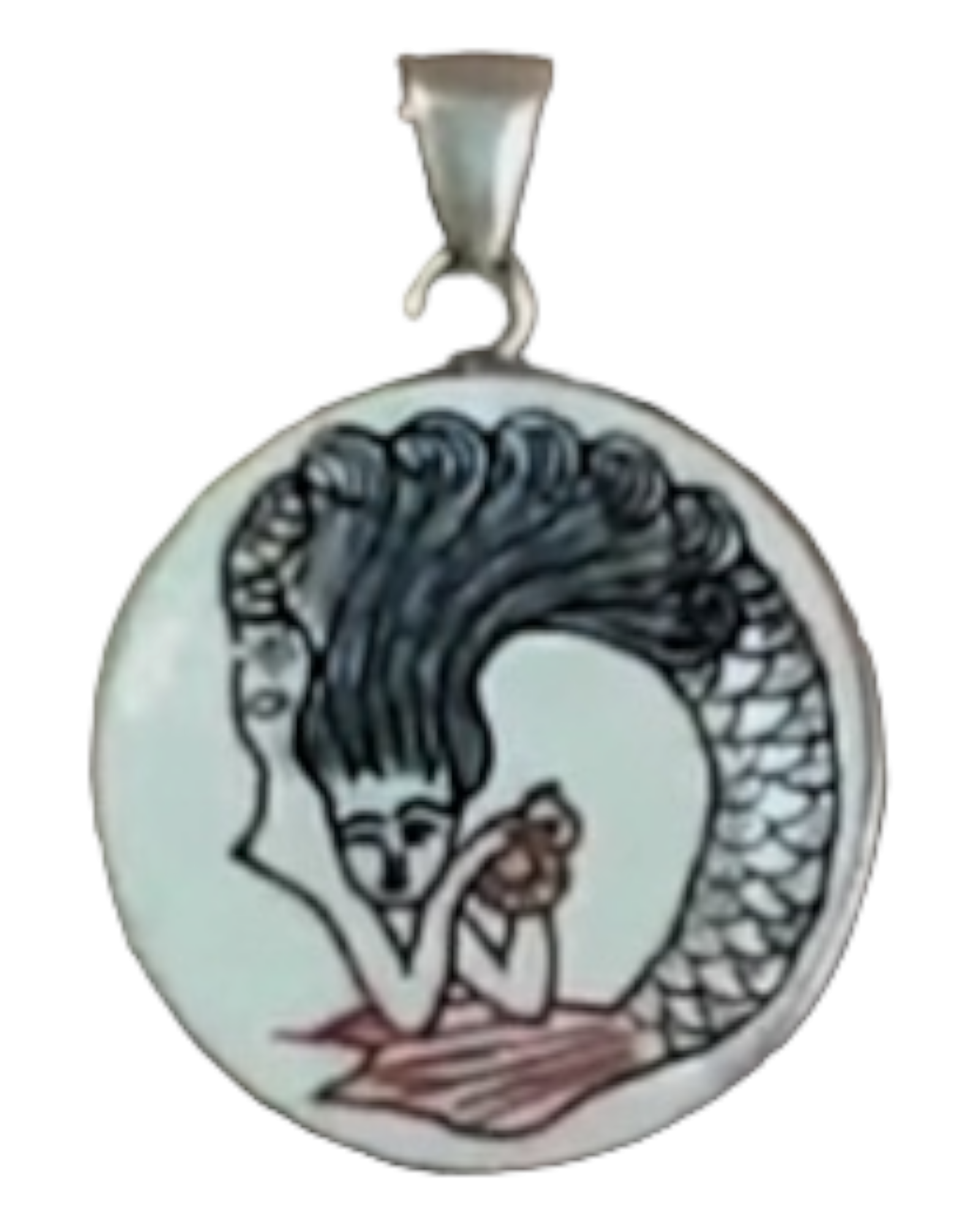 Mermaid Pendant – Poodle's Island Wear Gifts & Jewelry